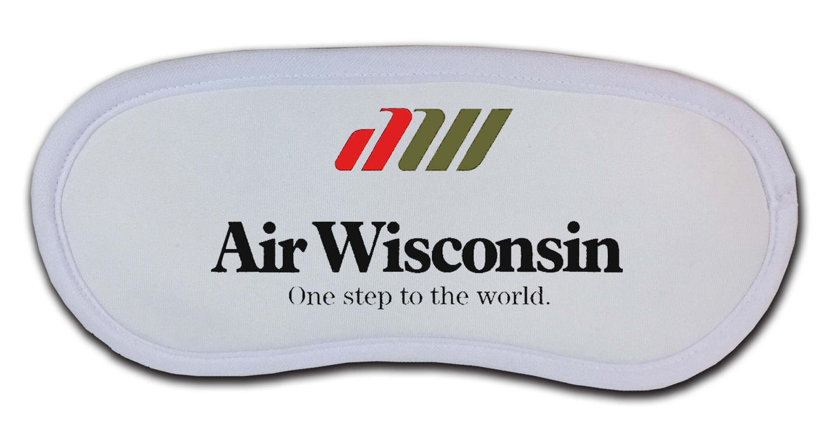 Air Wisconsin Logo Sleep Mask – Airline Employee Shop