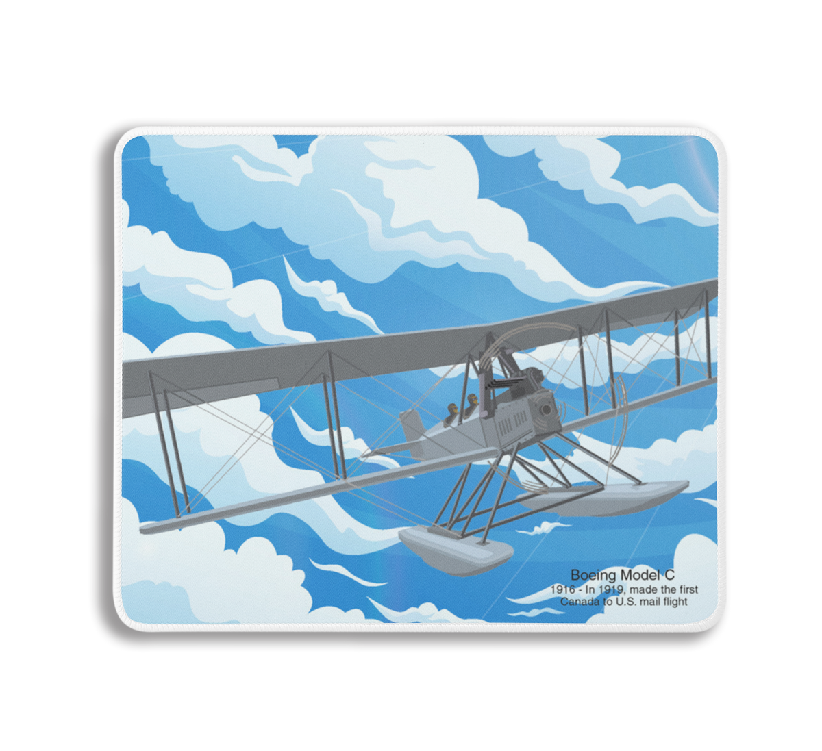 Boeing Model C MousePad – Airline Employee Shop