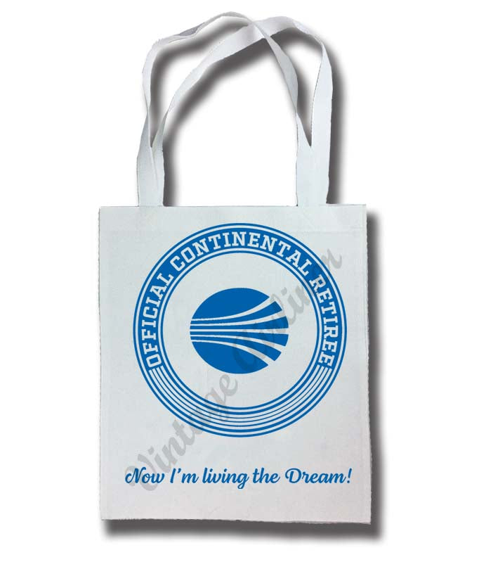 Continental Retiree Tote Bag – Airline Employee Shop