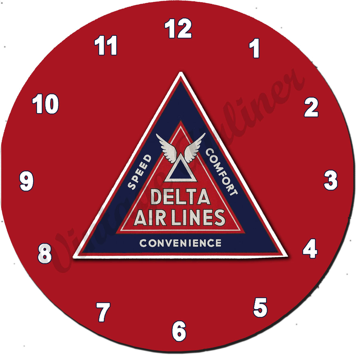 Delta Airlines Wall Clock – Airline Employee Shop