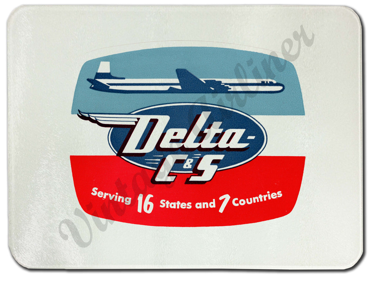 Delta Vintage Cutting Board – Airline Employee Shop
