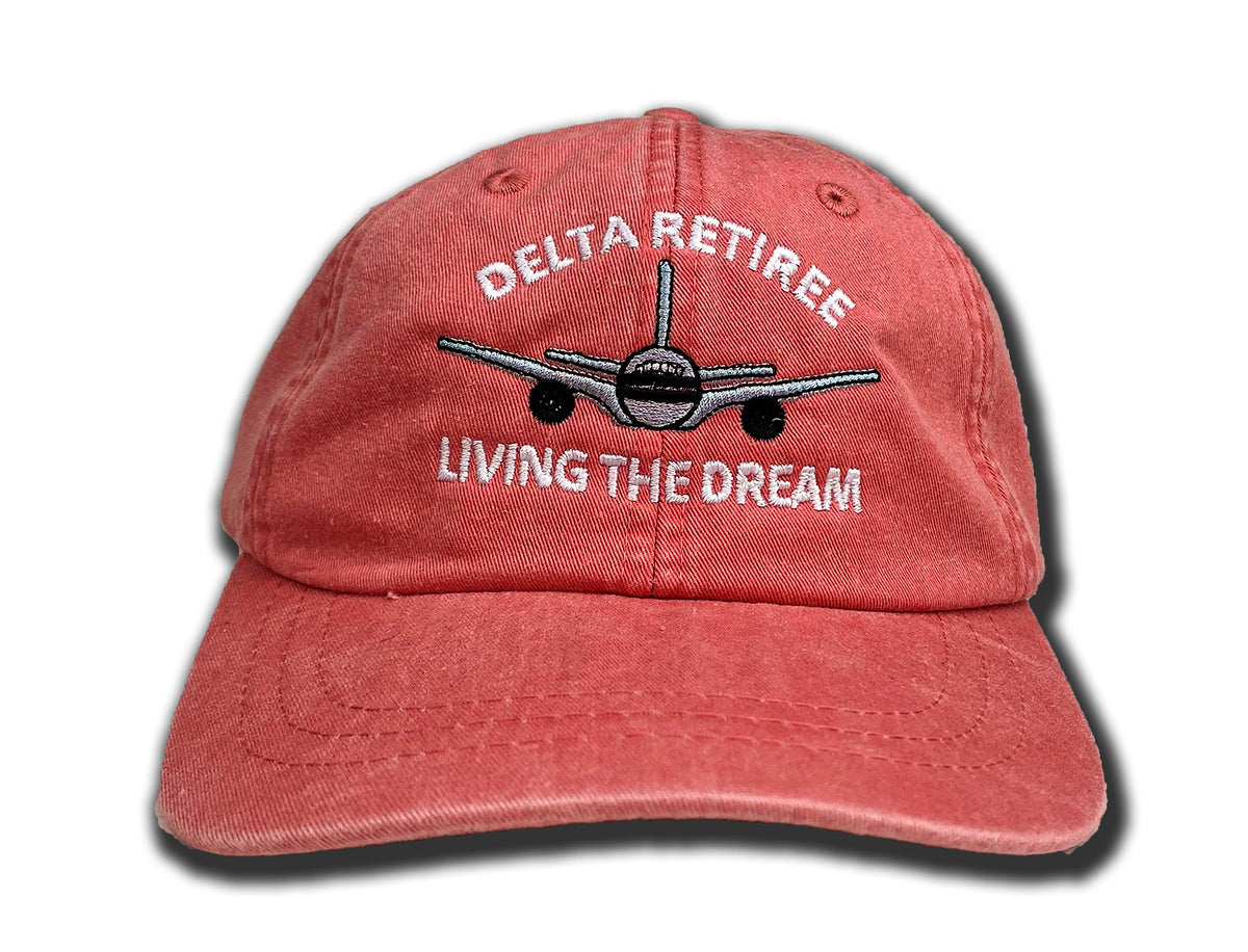 Delta Air Lines Retiree Pink Cap – Airline Employee Shop