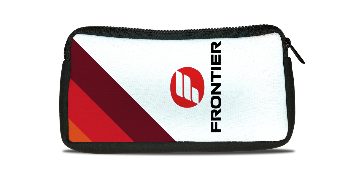 Frontier Airlines 1970's Logo Bag Sticker Travel Pouch – Airline ...