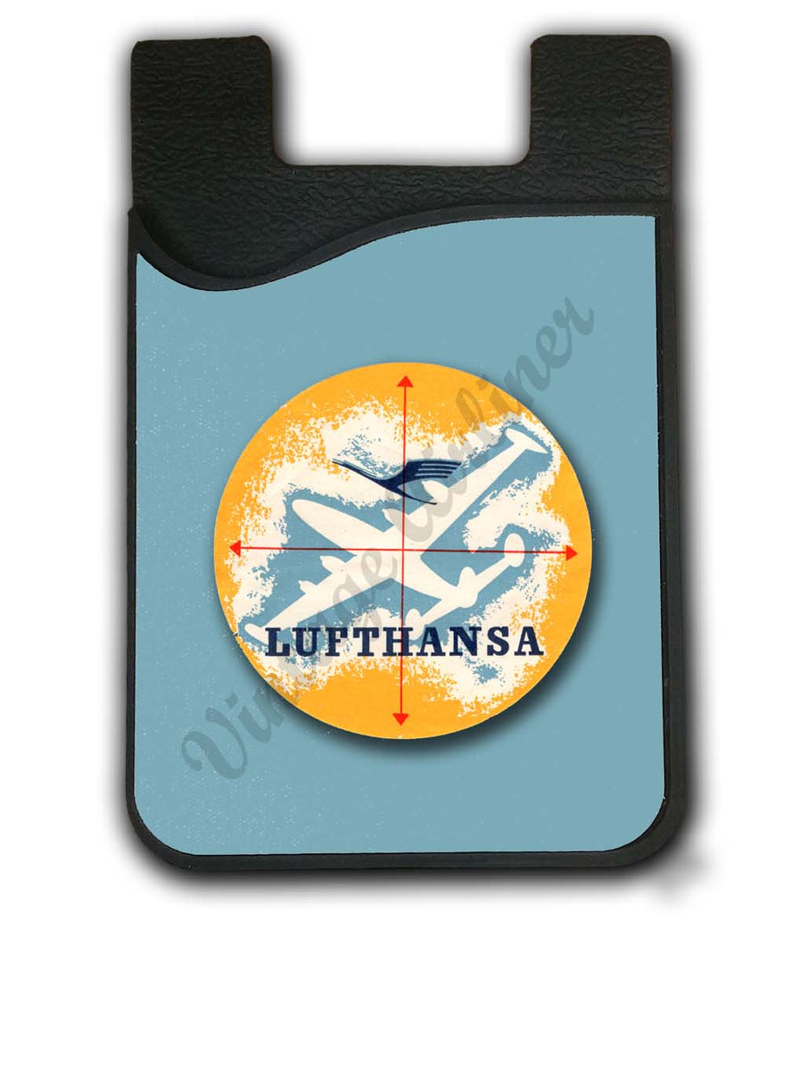 Lufthansa Vintage Baggage Sticker Card Caddy – Airline Employee Shop