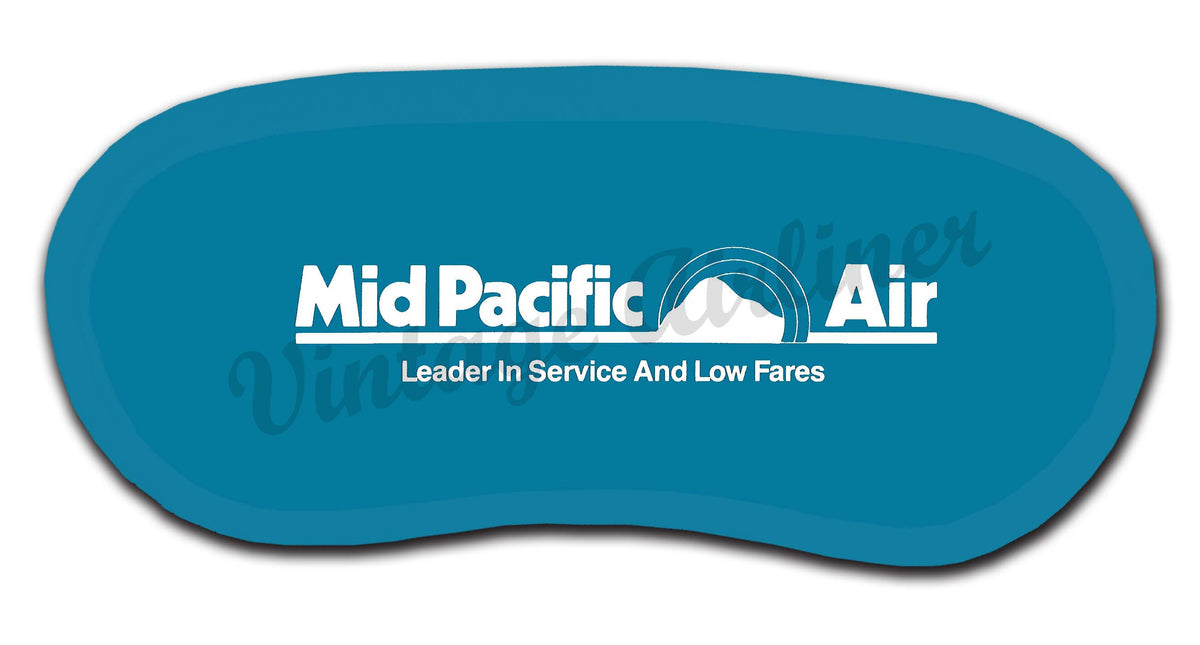 Mid Pacific Airlines Logo Sleep Mask – Airline Employee Shop