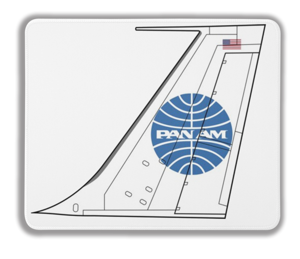 Pan Am Livery Airplane Tail Mousepad – Airline Employee Shop