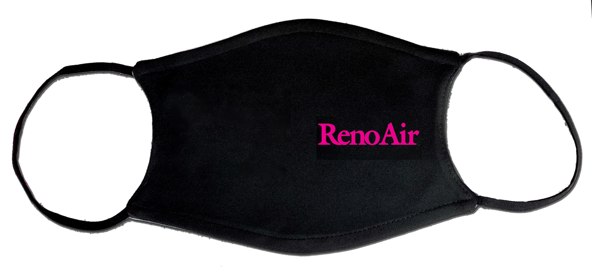 Reno Air Pink Logo Face Mask – Airline Employee Shop