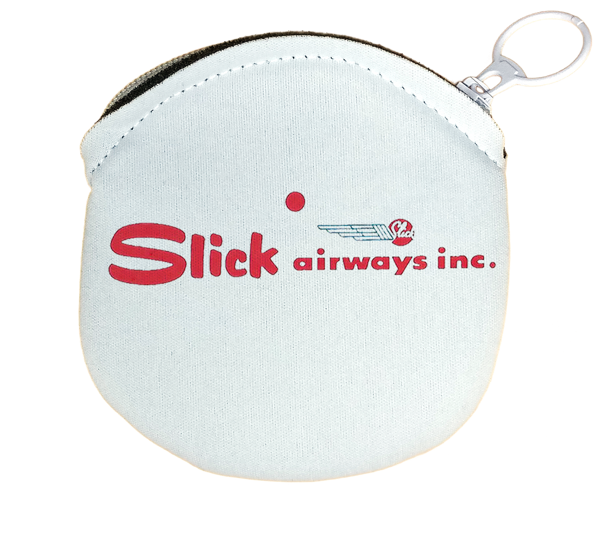 Slick Airways Logo Round Coin Purse – Airline Employee Shop