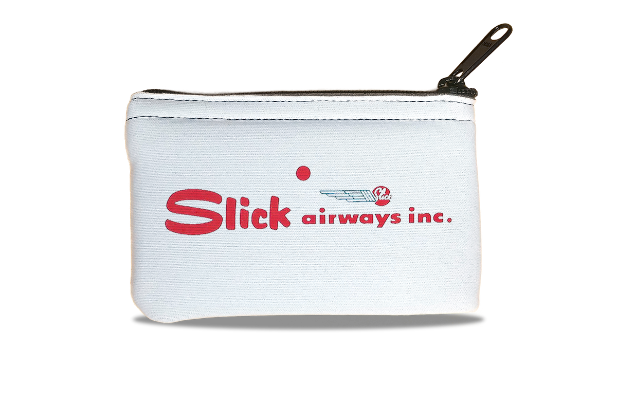 Slick Airways Logo Bag Sticker Rectangular Coin Purse – Airline ...