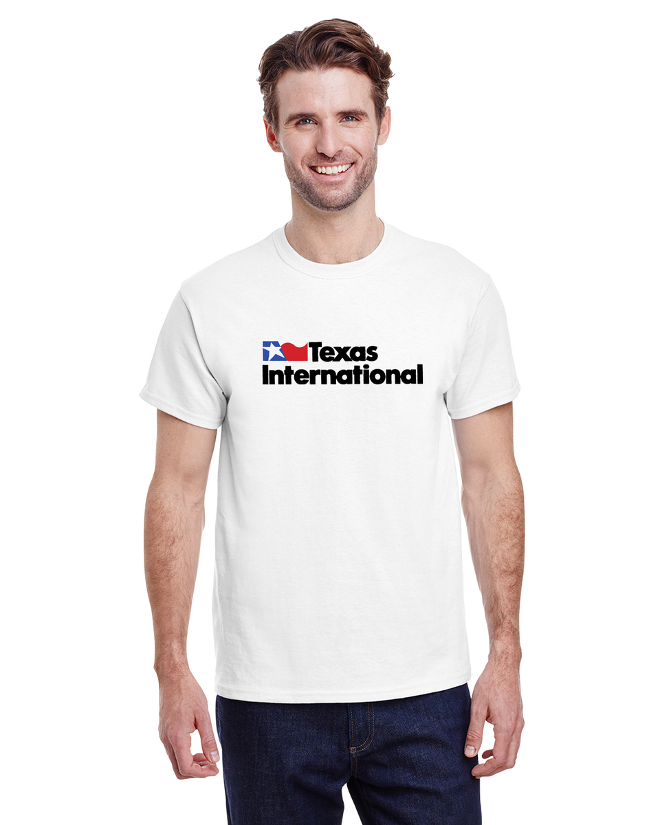 Texas International Last Logo T-shirt – Airline Employee Shop