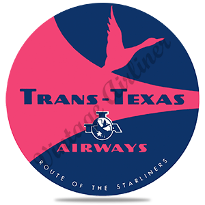 Trans Texas Airways 1960's Vintage Round Coaster – Airline Employee Shop