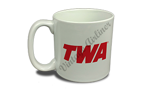 TWA Red Logo Coffee Mug – Airline Employee Shop