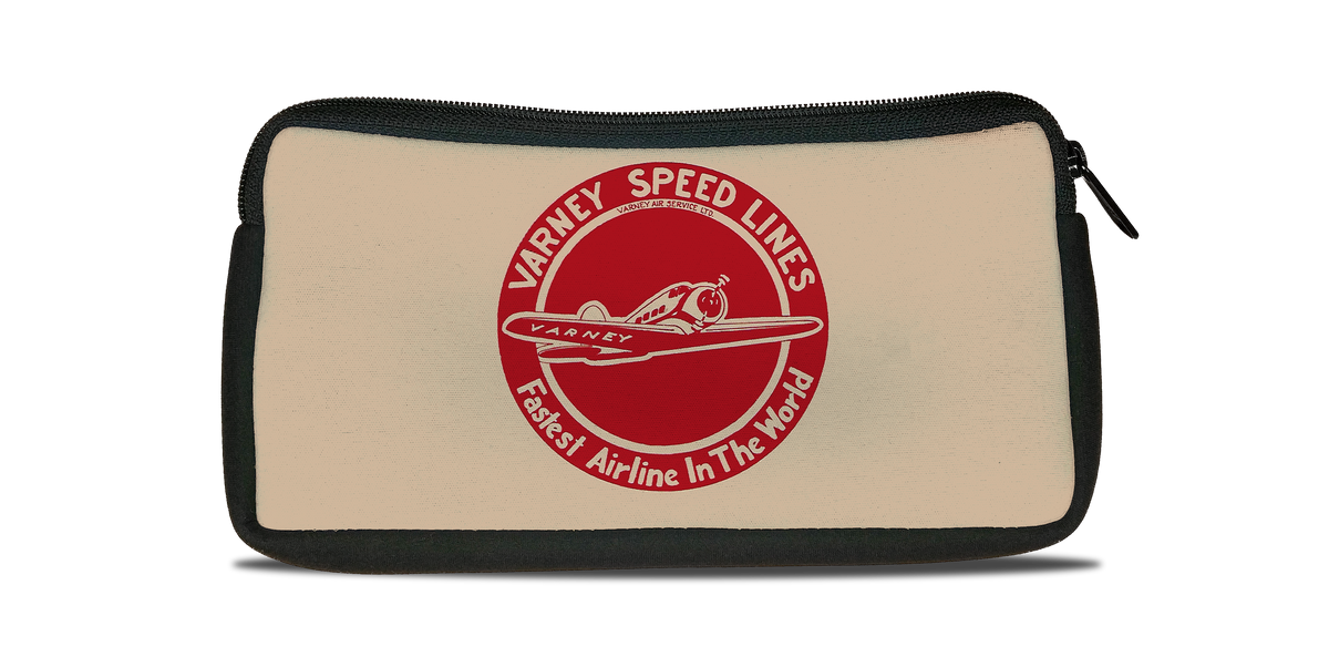 Varney Speed Lines Bag Sticker Travel Pouch – Airline Employee Shop