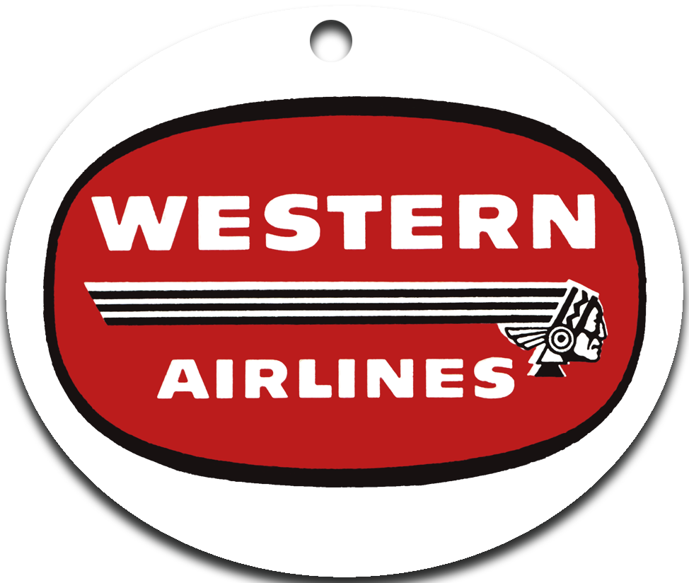 Western Airlines 1950's Vintage Logo Ornaments – Airline Employee Shop